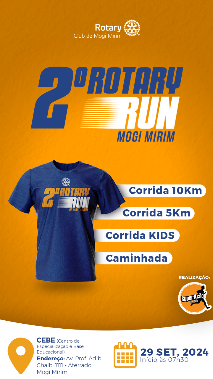 2ª CORRIDA DE RUA ROTARY RUN – MOGI MIRIM - Superação Eventos